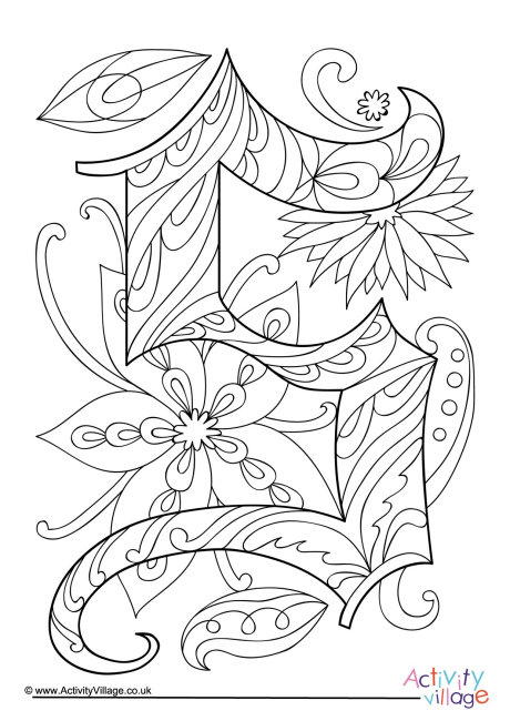 s letter coloring pages